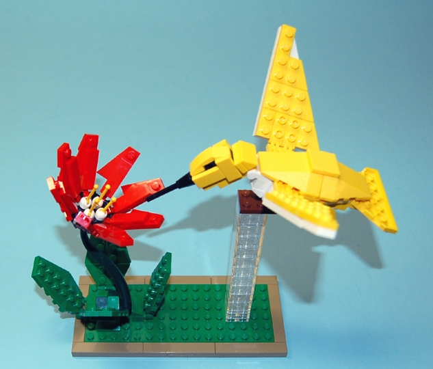 Yellow Hummingbird from BrickLink Studio [BrickLink]