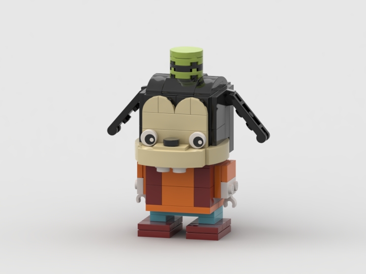 goofy brickheadz from BrickLink Studio [BrickLink]