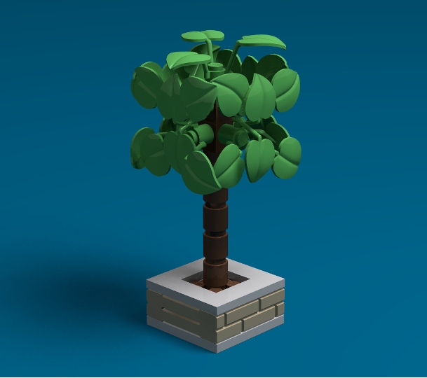Tree Town City 1 from BrickLink Studio [BrickLink]