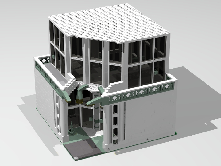 Art Gallery (Inner or Inverse Corner Building) from BrickLink Studio ...