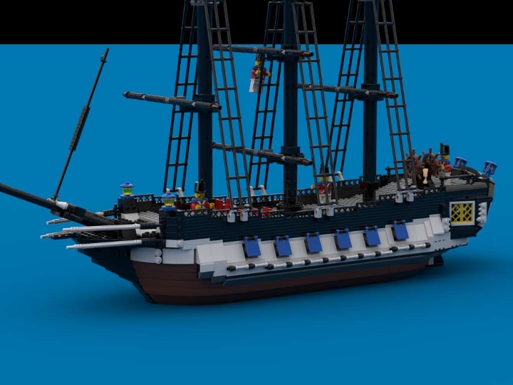 HMS Citadel from BrickLink Studio [BrickLink]