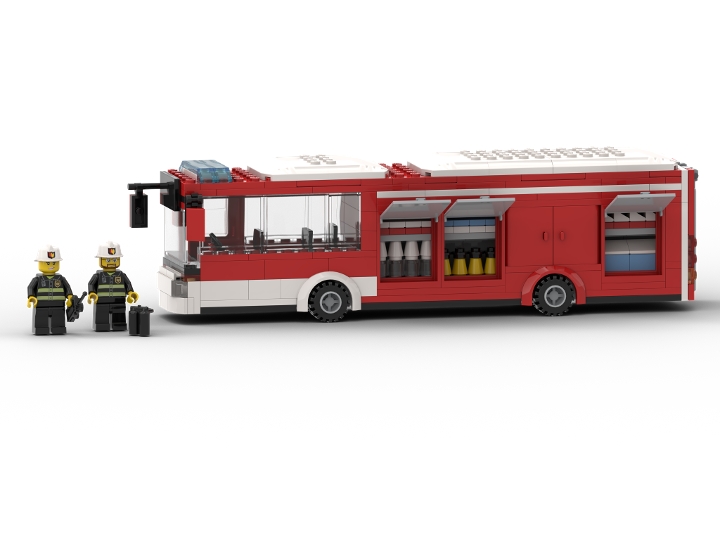 Fire Bus from BrickLink Studio [BrickLink]