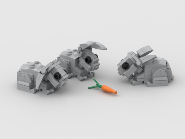 Bunnies from BrickLink Studio [BrickLink]