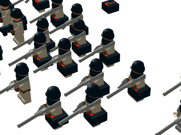 Leo's army from BrickLink Studio [BrickLink]
