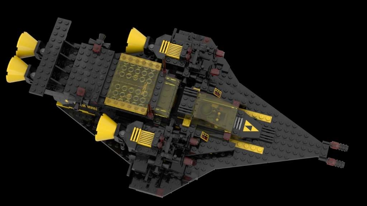 497 Blacktron Galaxy Invader_002 from BrickLink Studio [BrickLink]