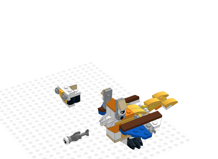 30571 Mutant bird from BrickLink Studio [BrickLink]