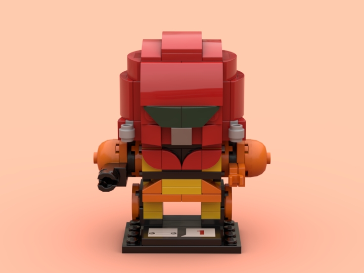 Samus Aran Brickhead from BrickLink Studio [BrickLink]