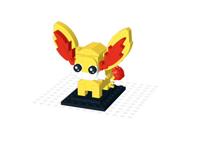 fennekin from BrickLink Studio [BrickLink]