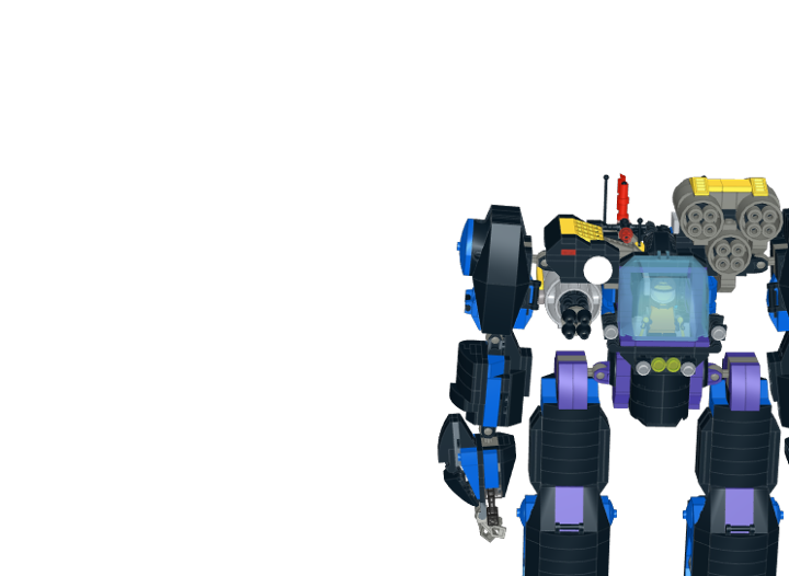 Mech bot from BrickLink Studio [BrickLink]