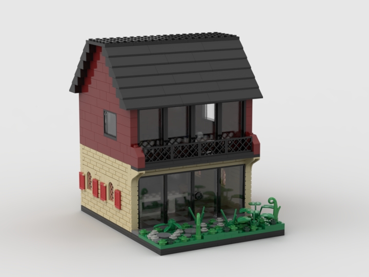 2 Story House from BrickLink Studio [BrickLink]
