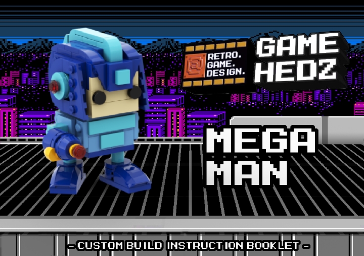 Mega Man from BrickLink Studio [BrickLink]