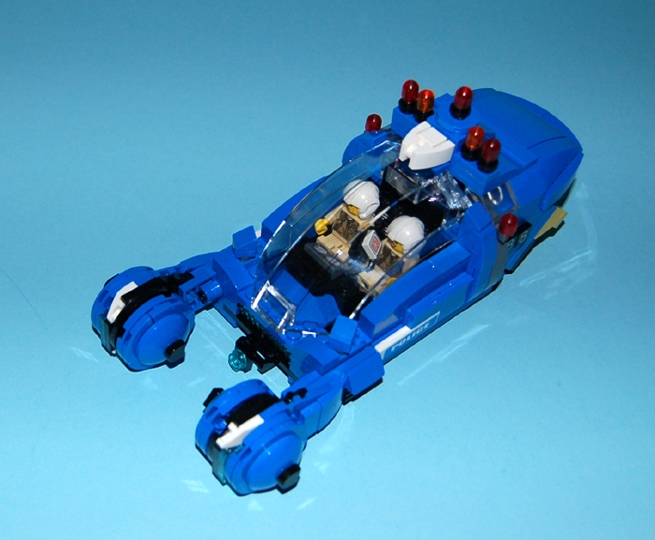 Blade Runner Police Spinner from BrickLink Studio [BrickLink]