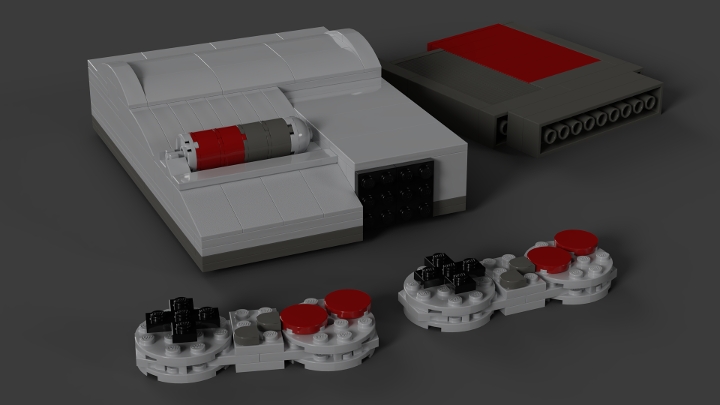 NES top loader from BrickLink Studio [BrickLink]