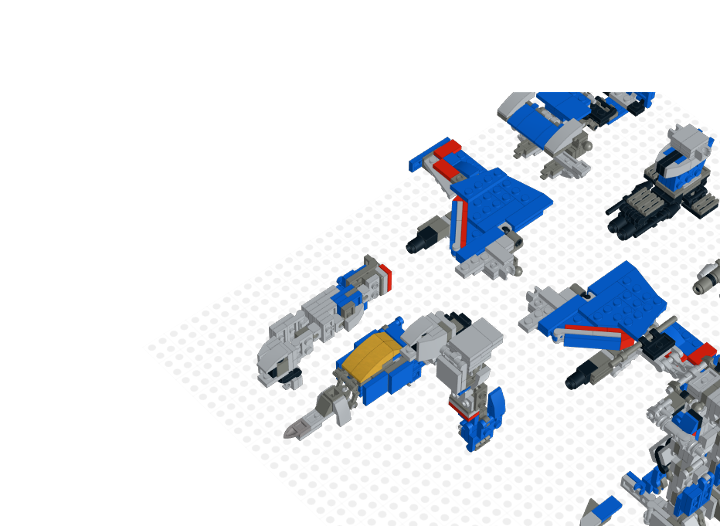 Thundercracker (Transformers Bumblebee 2018) from BrickLink Studio ...