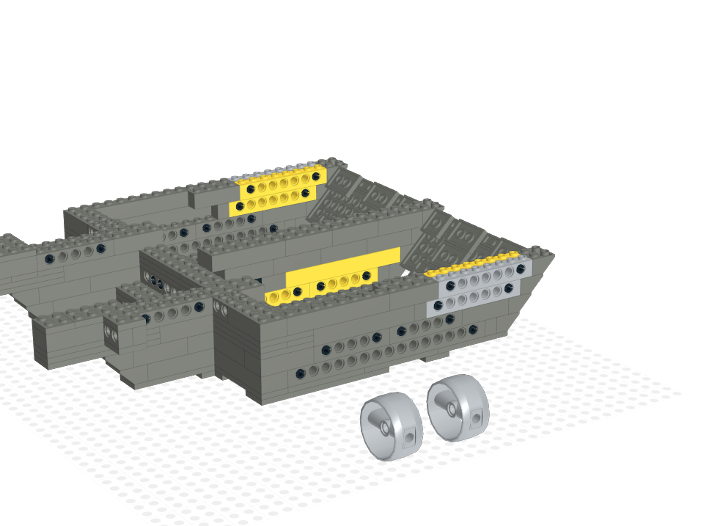 Juggernaut_Chassis front from BrickLink Studio [BrickLink]