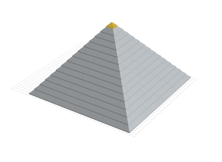 my pyramid (myramid) from BrickLink Studio [BrickLink]