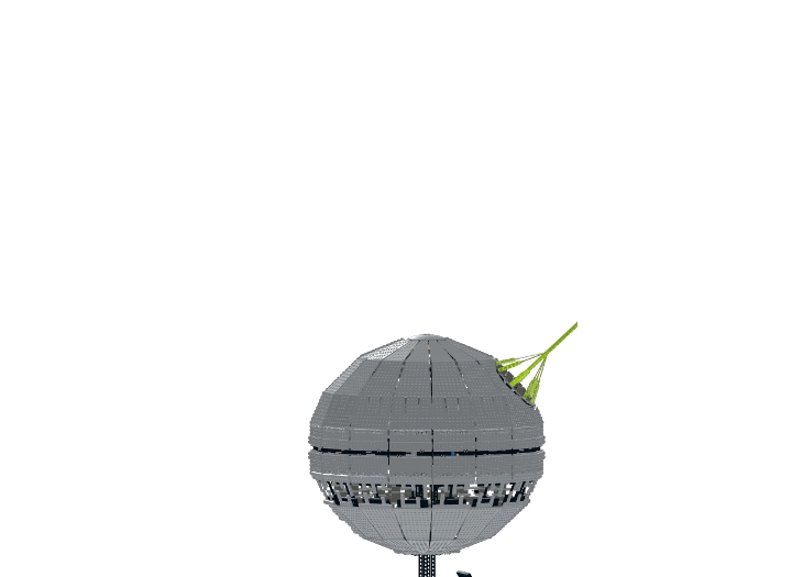 Death Star 10143 from BrickLink Studio [BrickLink]