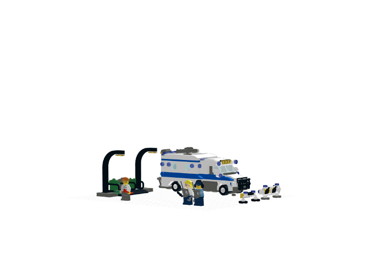 Police Van final from BrickLink Studio [BrickLink]