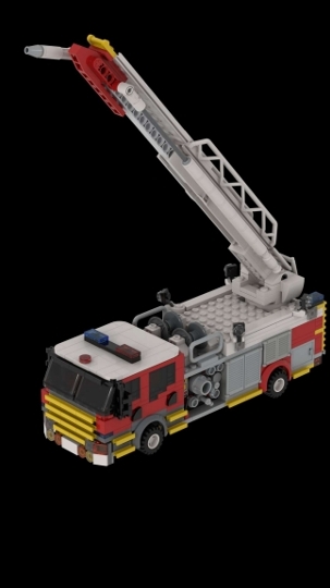 Metro Fire Engine from BrickLink Studio [BrickLink]
