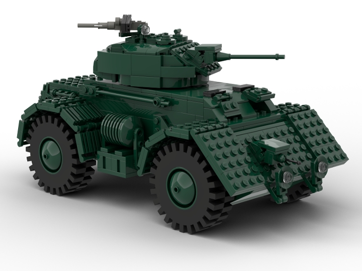 Staghound T17E1 from BrickLink Studio [BrickLink]