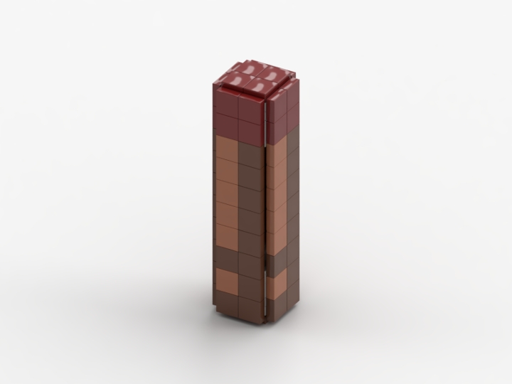 MC Redstone Torch (unactivated) from BrickLink Studio [BrickLink]