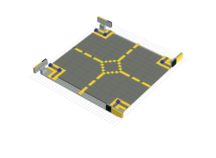 Airport Taxiway Crossing from BrickLink Studio [BrickLink]