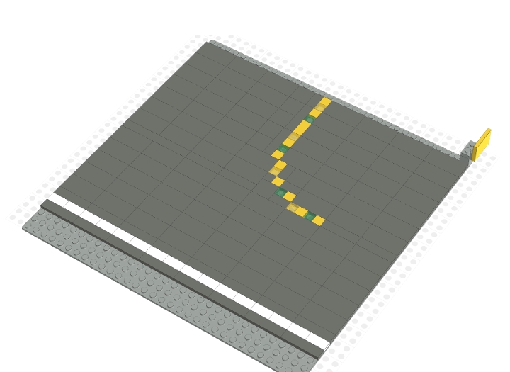 Airport Runway Intersection A from BrickLink Studio [BrickLink]