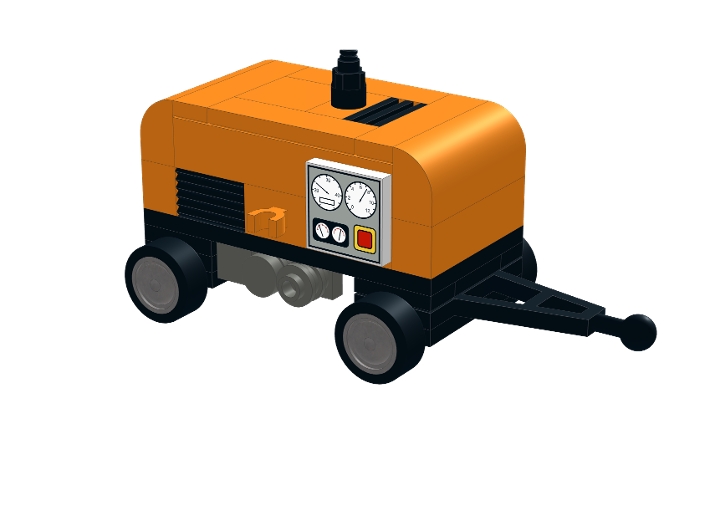 Airport Ground Vehicle Power Supply Cart V2 from BrickLink Studio ...