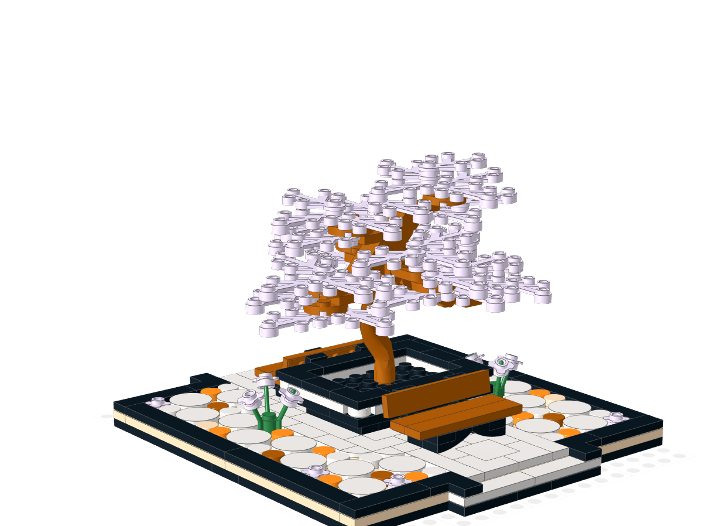 Cherry Tree from BrickLink Studio [BrickLink]