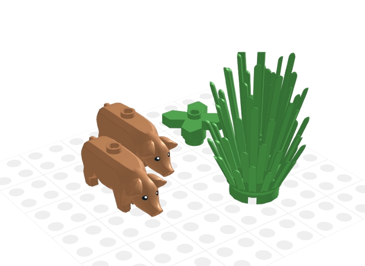 animals2 pig from BrickLink Studio [BrickLink]
