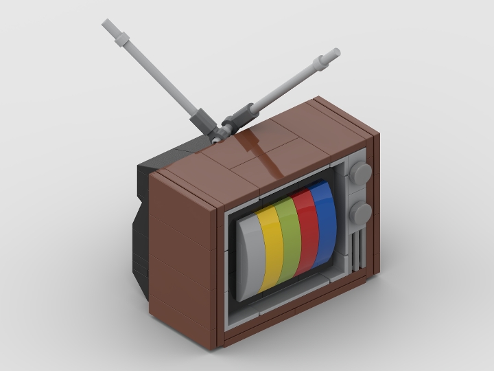 My_First_TV_80s V2.0 Design by Chris McVeigh from BrickLink Studio ...
