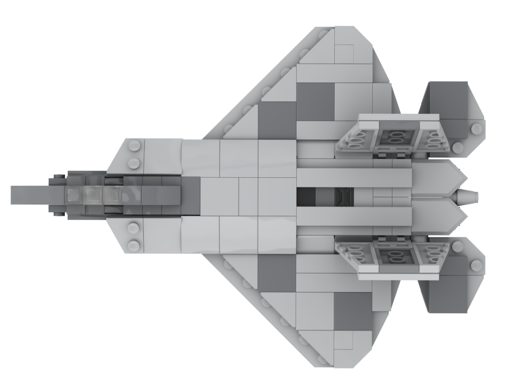 Mini F-22 Raptor From BrickLink Studio, 46% OFF