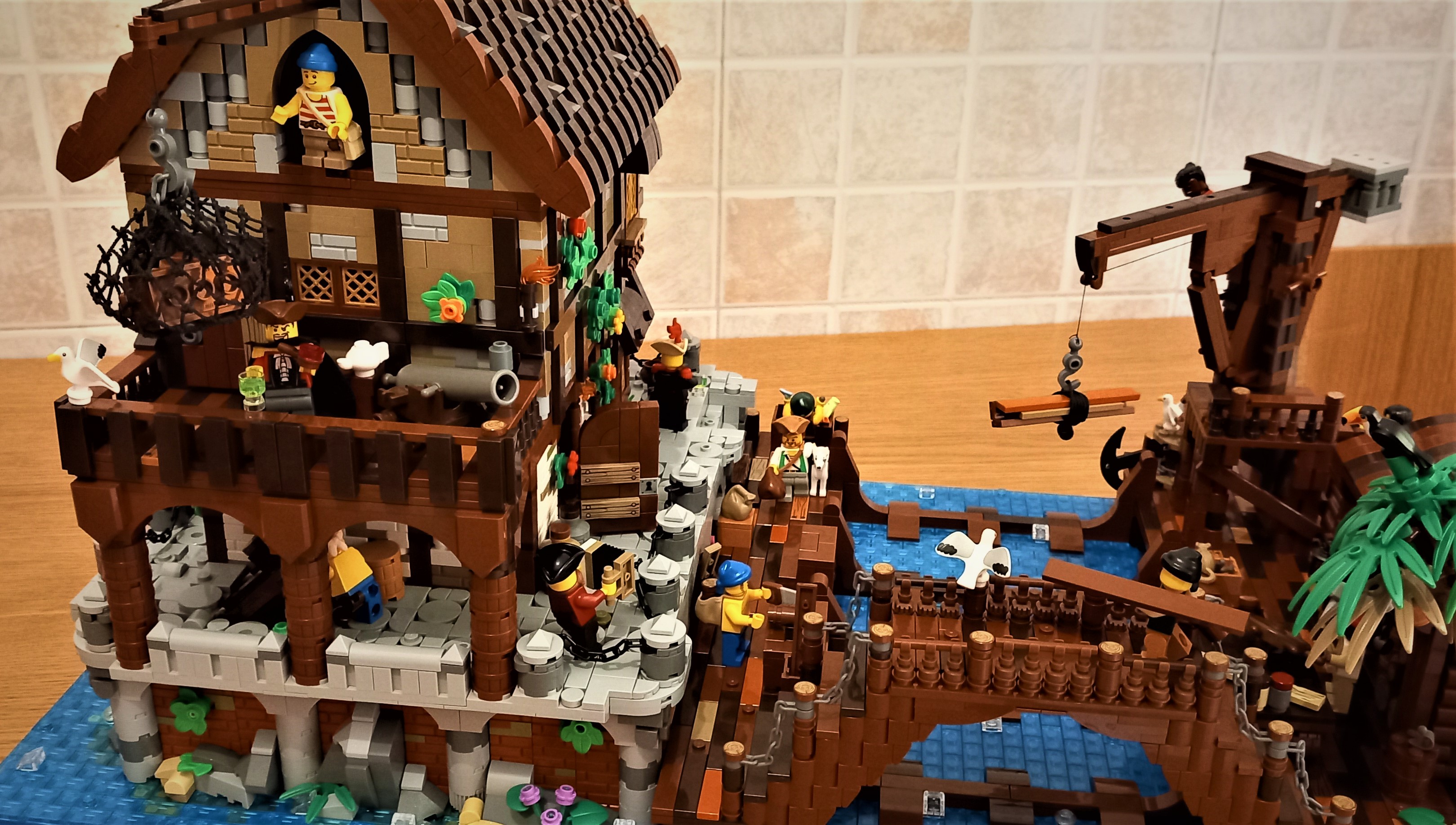 LEGO MOC Pirate Caribbean Shipyard by Massenzio | Rebrickable - Build ...