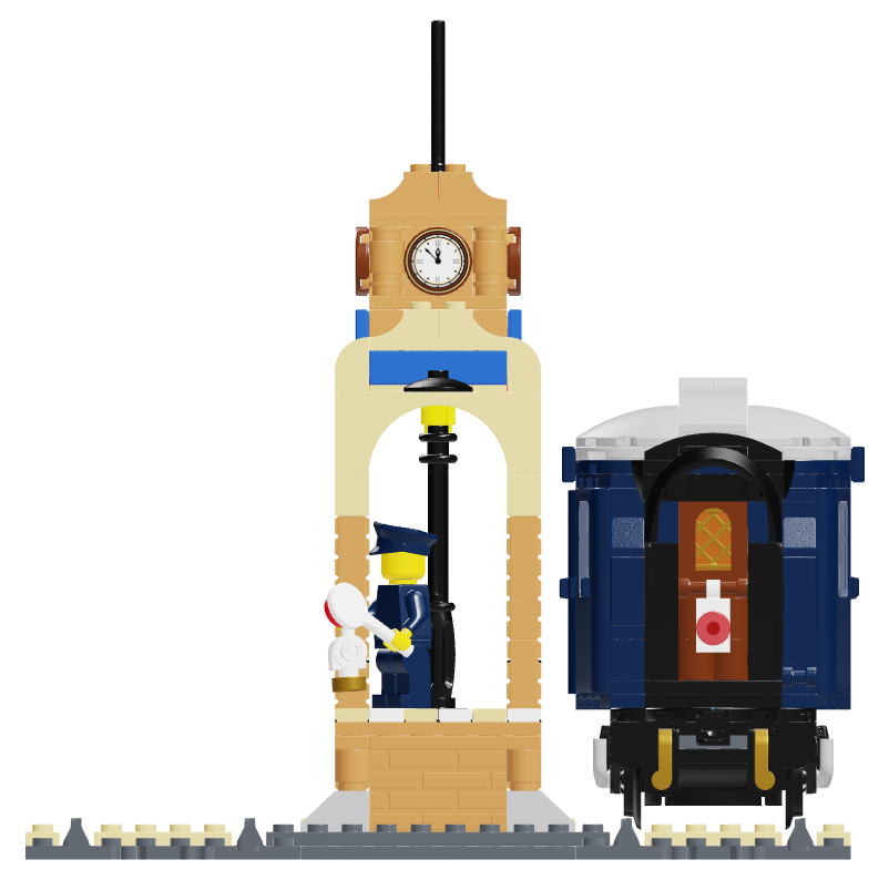 LEGO MOC-215502 train platform by nuttybrick | Rebrickable - Build with ...